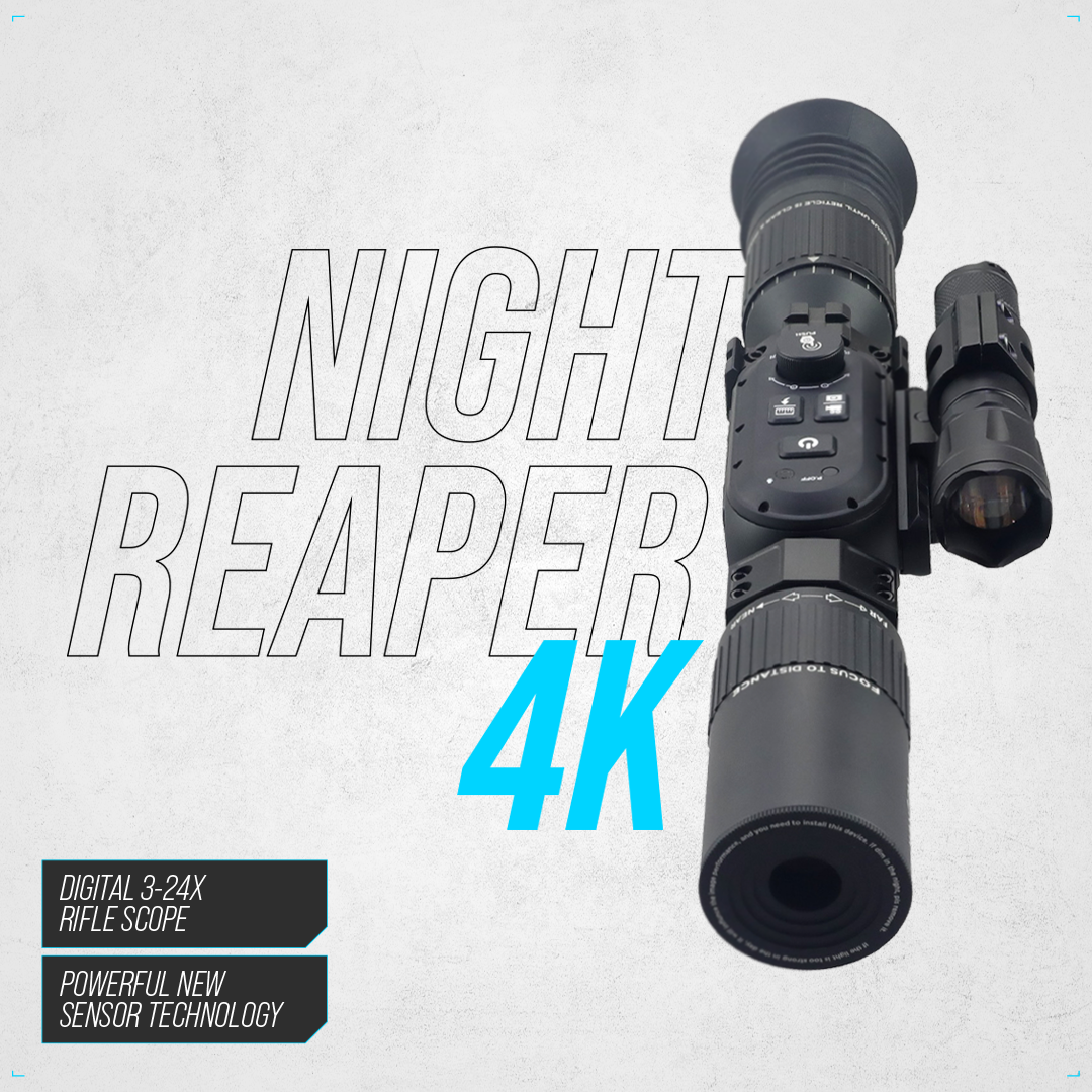 Night Reaper 4K Digital 3-24X Rifle Scope – MCGTactical